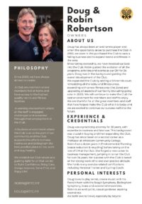 Meet the Team at Bellingham Training & Tennis Club